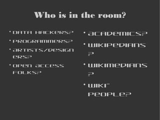 Häskell und Grepl: Data Hacking Wikimedia Projects Exampled With Open Access Signalling Project ...