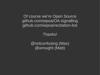 Häskell und Grepl: Data Hacking Wikimedia Projects Exampled With Open Access Signalling Project ...
