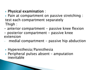 COMPARTMENT SYNDROME | PPT