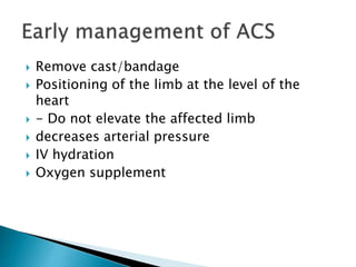 COMPARTMENT SYNDROME | PPT