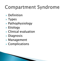 COMPARTMENT SYNDROME | PPT
