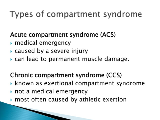 COMPARTMENT SYNDROME | PPT