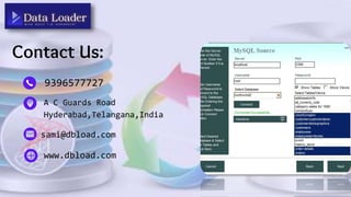 CSV to MySQL.pptx | Databases | Computer Software and Applications