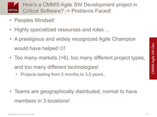 RIPPLE 2014: "Be Agile in a CMMI level 5 World" | PPT