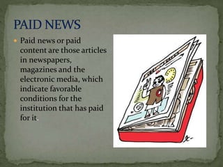 paid news | PPT