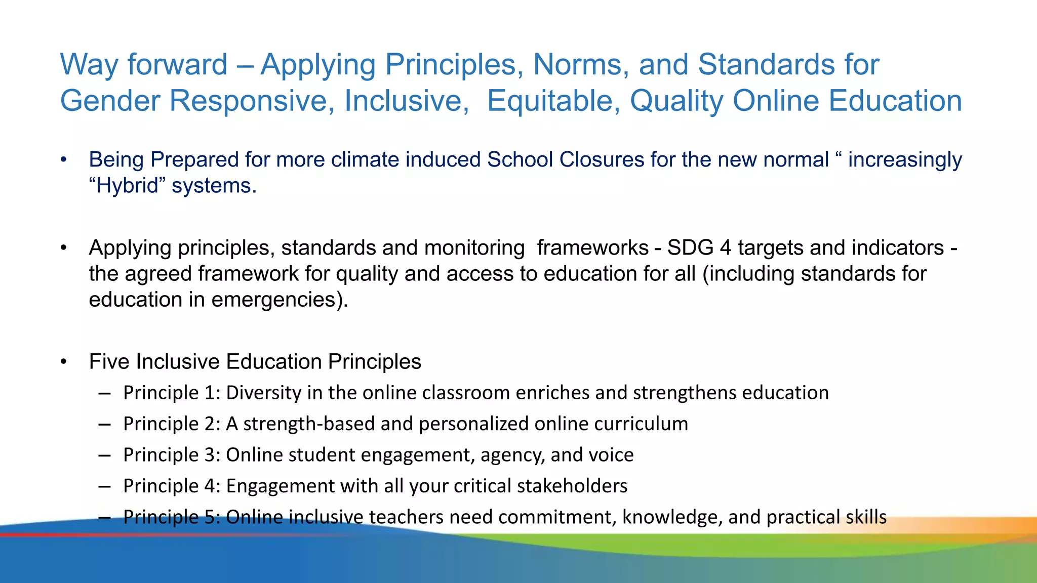 Online Education in Emergencies | PPTX