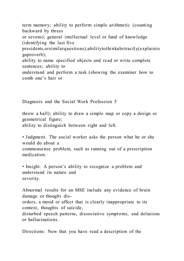 CSWE’s Core Competencies and Practice Behavior Examples in | DOCX ...