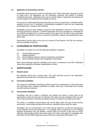 Cswip wi-6-92 13th edition july 2015 | PDF | Careers