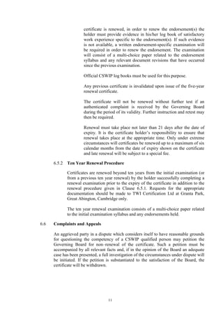 Cswip 11-01 - plant inspection | PDF