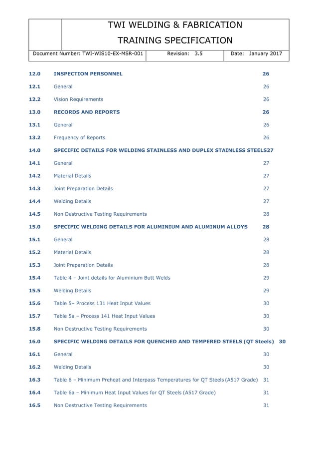 Cswip 3.2 spec converted | PDF | Business and Finance