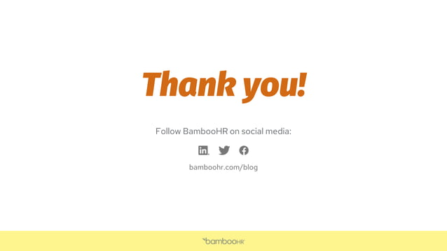 Managing Performance with BambooHR | PPTX