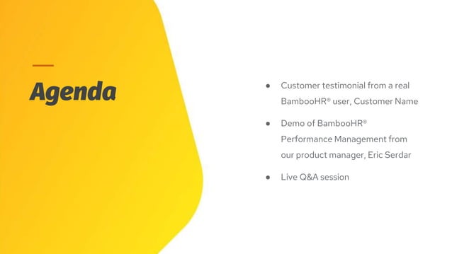 Managing Performance with BambooHR | PPTX