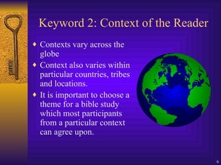 Contextual Bible Study | PPT
