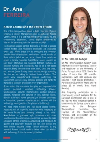Cybersecurity Woman of the Year. Top Cyber News MAGAZINE | PDF