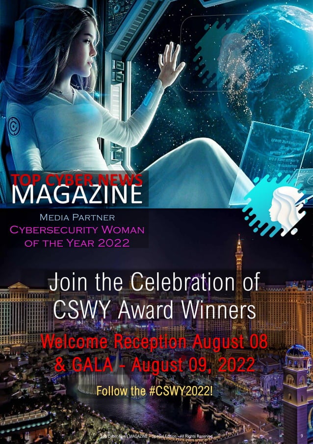 Cybersecurity Woman of the Year. Top Cyber News MAGAZINE | PDF