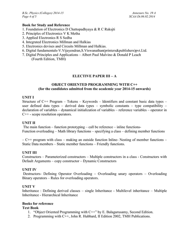 C Syllabus Pdf