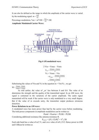 Communication Theory - Amplitude Modulation.pdf