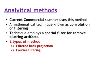CT Scan Image reconstruction | PPT