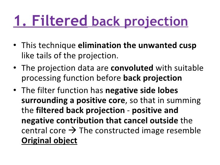 CT Scan Image reconstruction