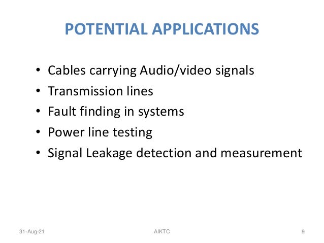 Cable Testing (using leakage signal)