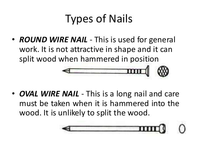 Examples of materials used in carpentry ~ Audrea Greer