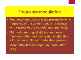 Frequency modulation | PPTX