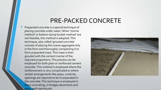 Special Concrete And Concreting Method | PPT