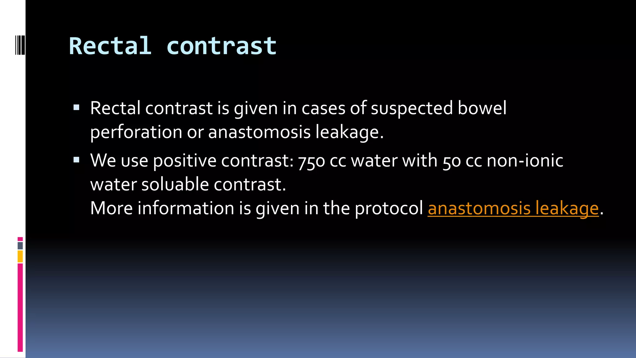 CT enhancement protocols | PPTX