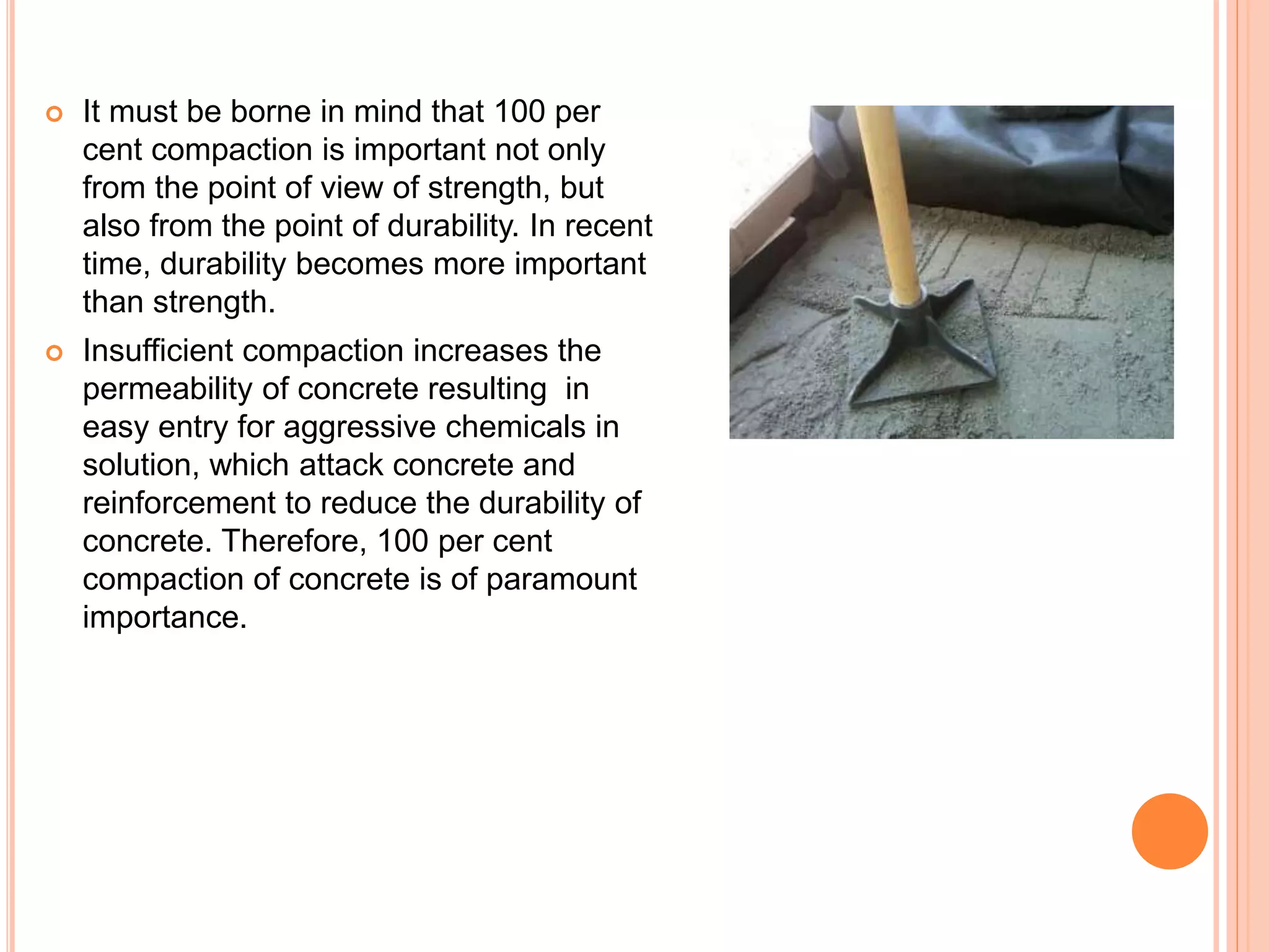 Concrete technology(methods of compaction) | PPT