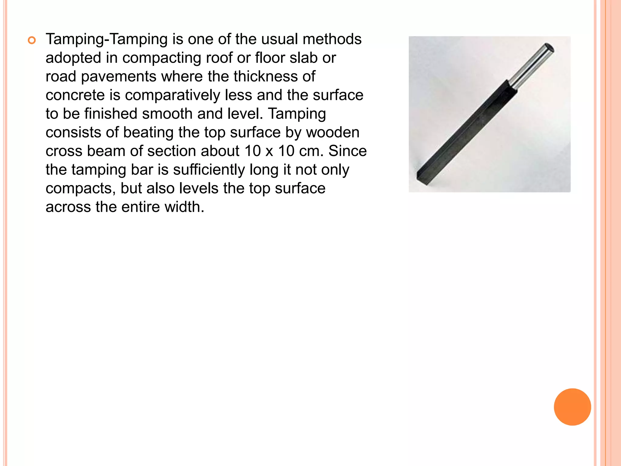 Concrete technology(methods of compaction) | PPT