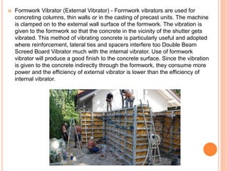 Concrete technology(methods of compaction) | PPT