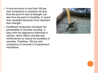 Concrete technology(methods of compaction) | PPT