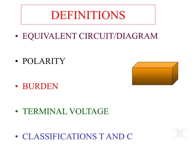 CT -As per IEEE.ppt | Consumer Electronics | Technology & Computing