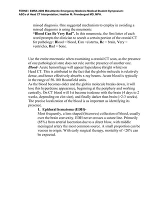 Ct brain | PDF