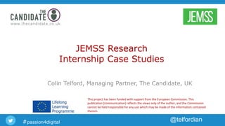 Case studies of successfull student internships in digital marketing | PPT