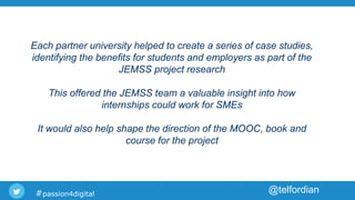 Case studies of successfull student internships in digital marketing | PPT