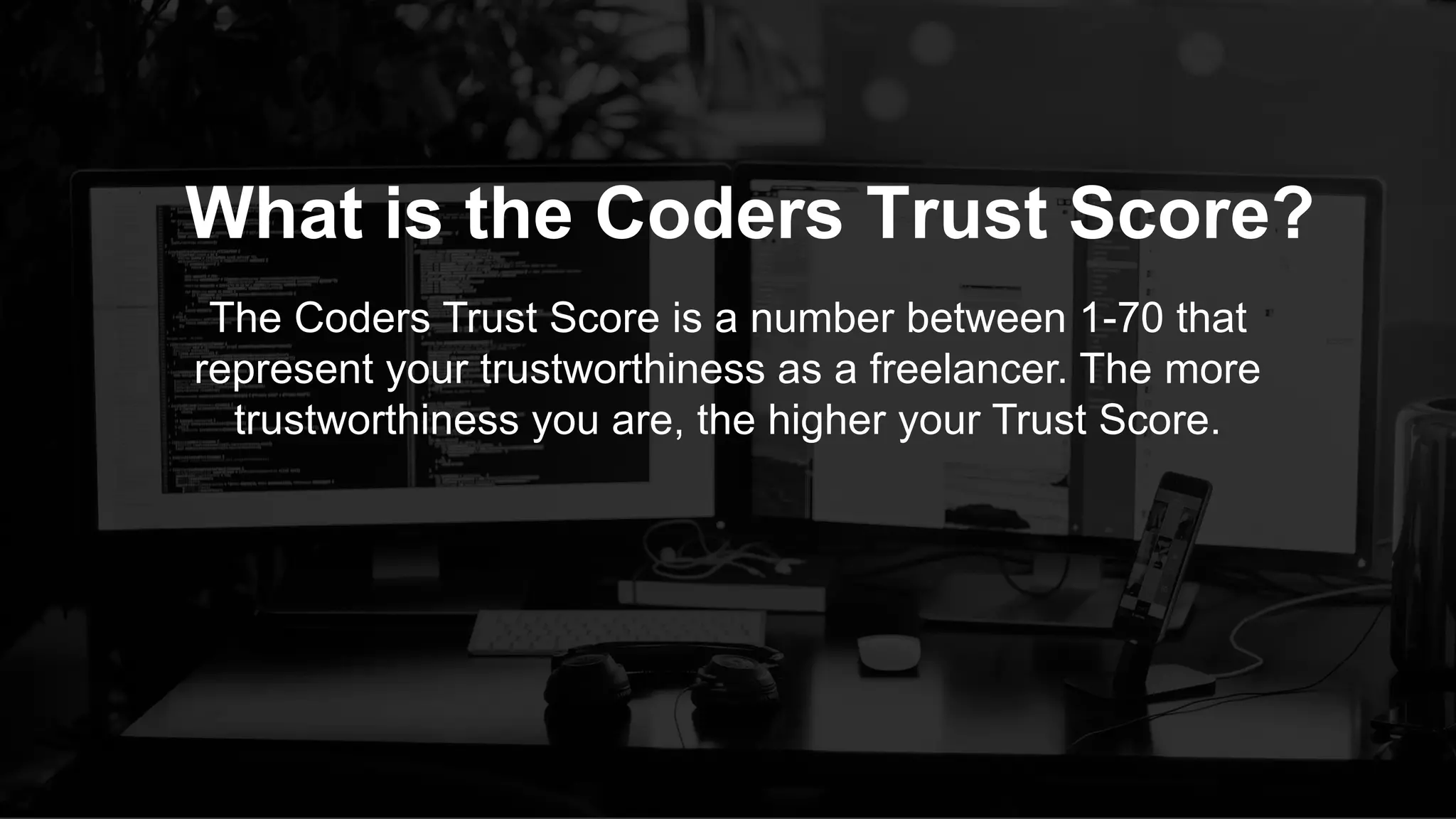 THE CODERS TRUST SCORE | PDF