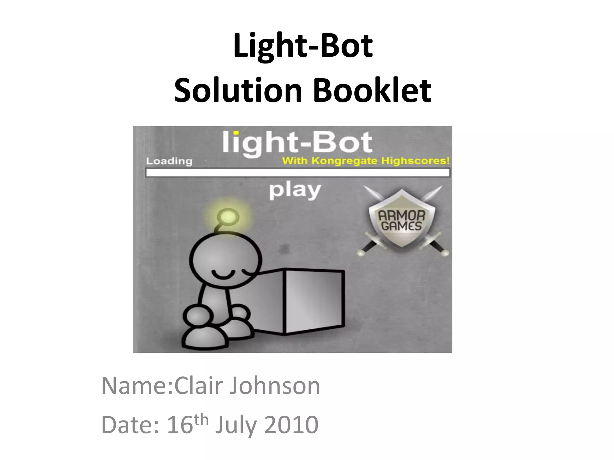Ct lightbot solutions booklet | PPTX