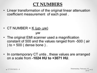 Ct physics – II | PPTX