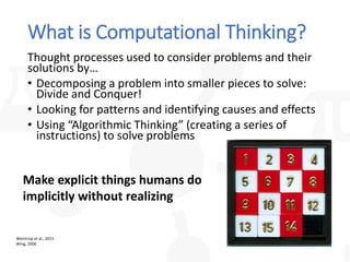 Computational Thinking: Plugged In! (Day 2) | PPT