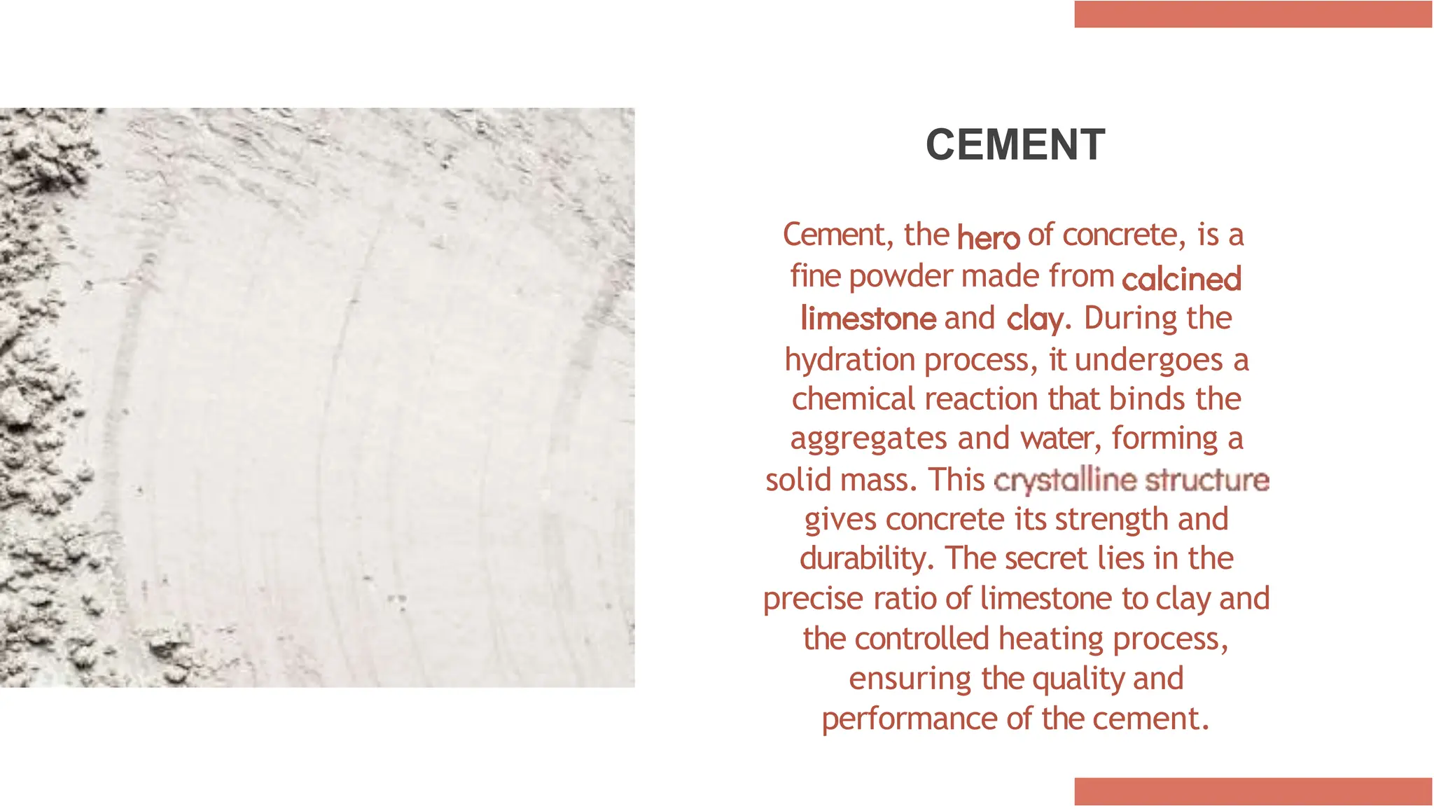 General ingredients of Concrete and their components in details. | PPTX