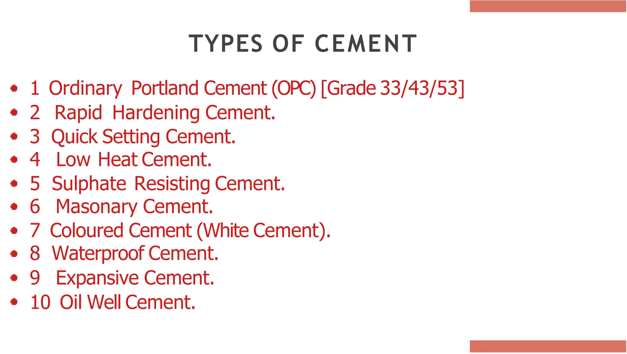 General ingredients of Concrete and their components in details. | PPTX