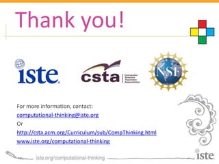 Computational thinking for kids | PPT