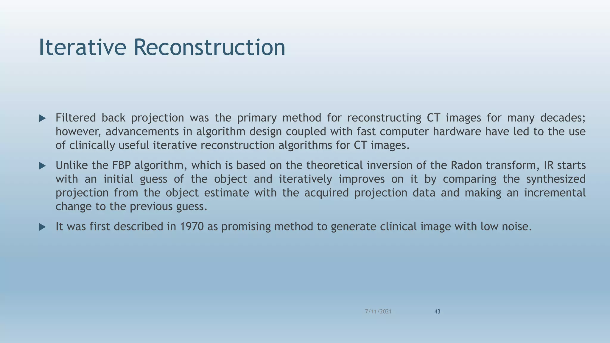 CT Image Reconstruction- Avinesh Shrestha | PPTX