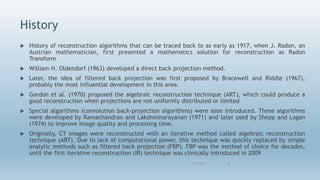 CT Image Reconstruction- Avinesh Shrestha | PPTX