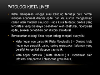ppt Ct scan abdomen pada kasus kista liver | PPTX