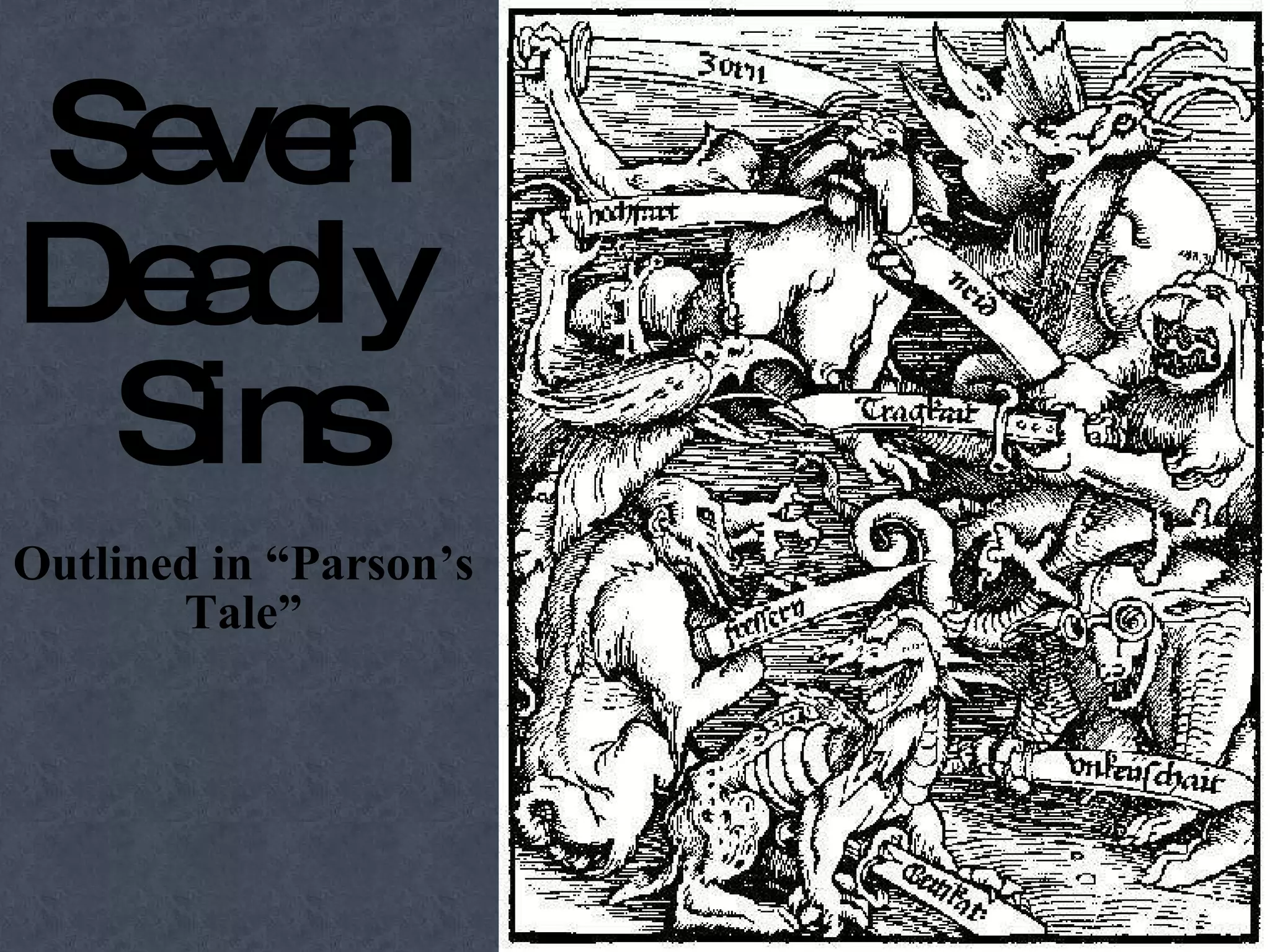 Seven deadly sins | PPT