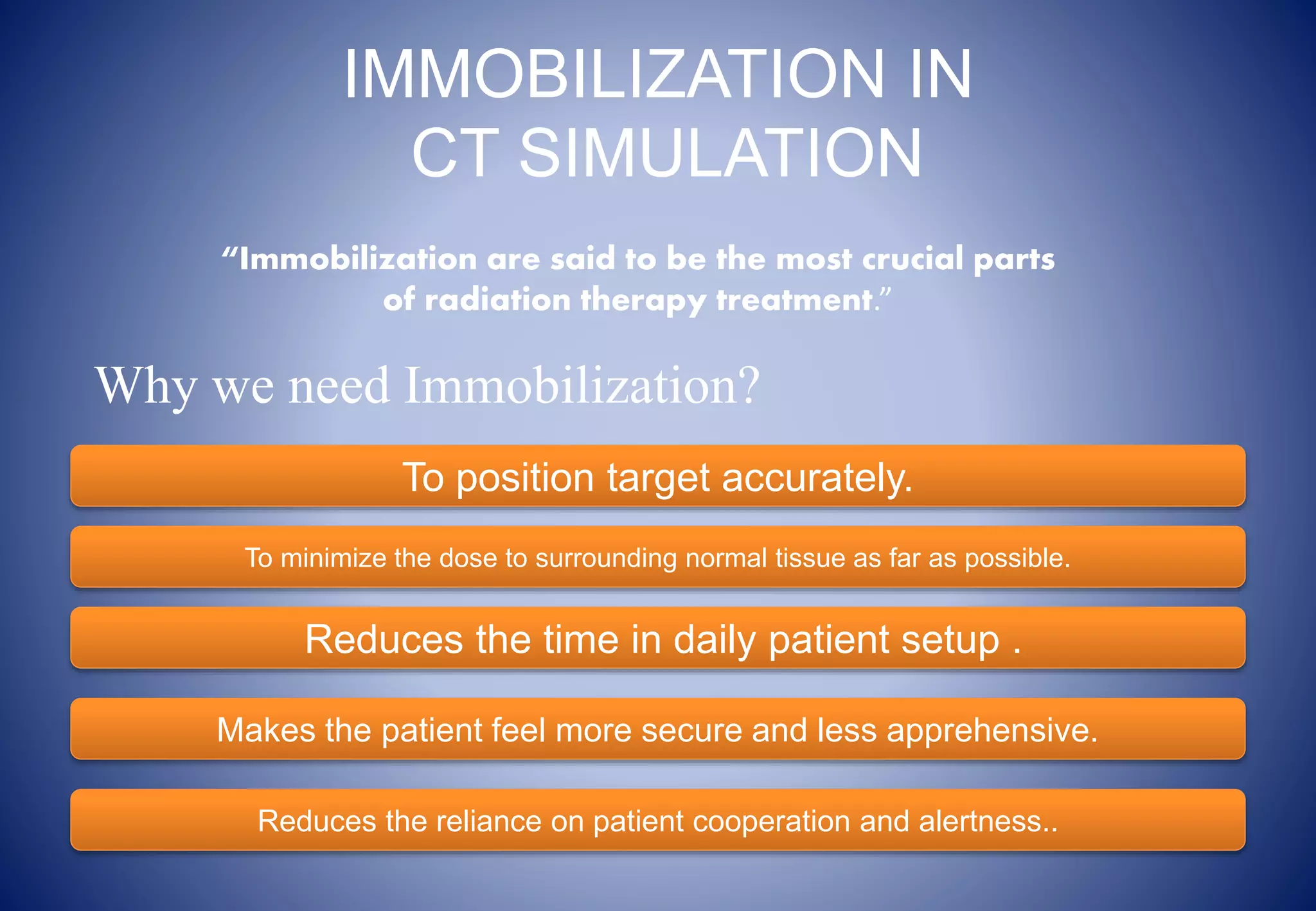 Importance of Planning CT Simulation(3D) in Radiothrapy/Radiation oncology. | PPTX