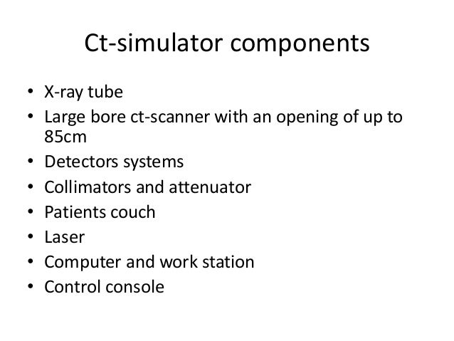 importance of ct-simulator in radiotherapy