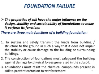 BUILDING FAILURE- FOUNDATION FAILURE | PDF